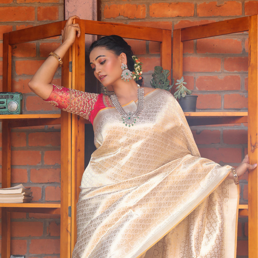 The Timeless Elegance of Banarasi Sarees: A Closer Look – Iktara Banaras by Namita
